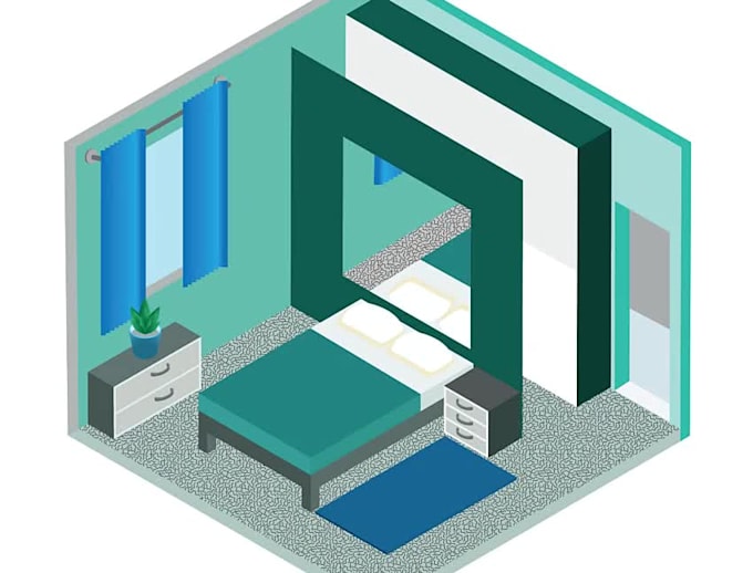 Create 3d modern isometric vector illustrations for websites by ...