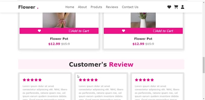 Design a front end website which includes html and css by Rafiyaatiq ...