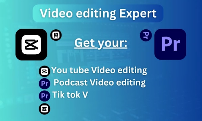 Use capcut pro and adobe premier pro edit youtube video,podcast, instagram reels