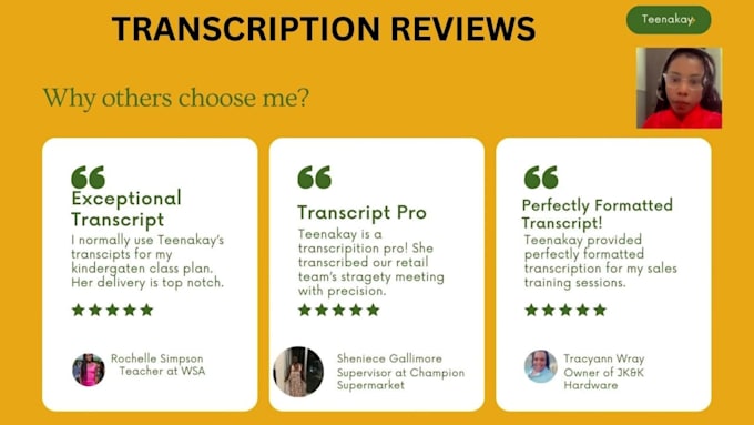 Deliver accurate service in retail, sales and education by Teena_stewart | Fiverr