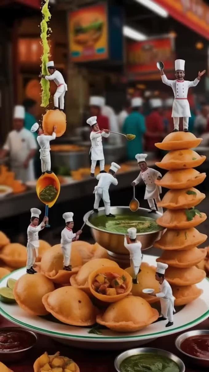 Ai miniature animation ai generated video ai miniature video ai food ...