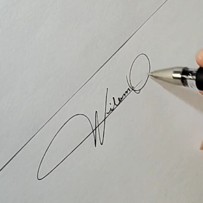 Design a handwritten signature with video tutorial by Chikolin123 | Fiverr
