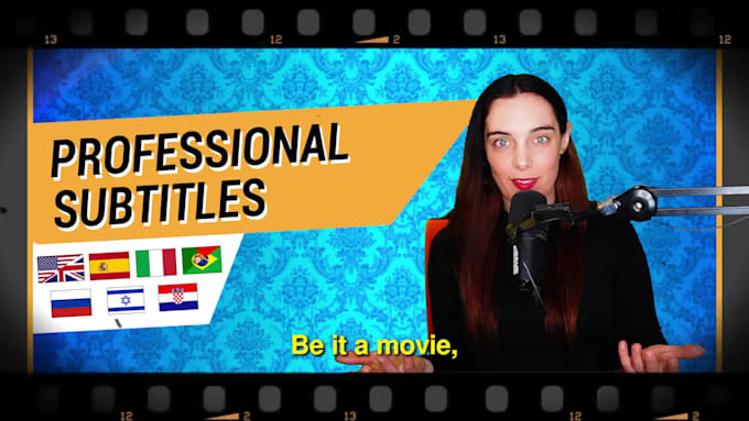 Add professional subtitles, captions, srt, transcribe by Acyabel | Fiverr