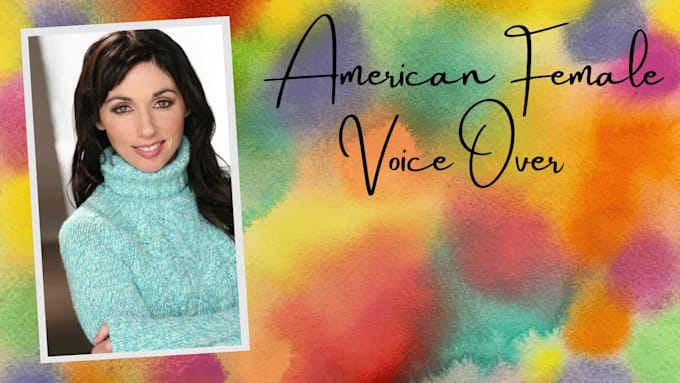 Record top quality american english female voice over by Allisonvoe ...