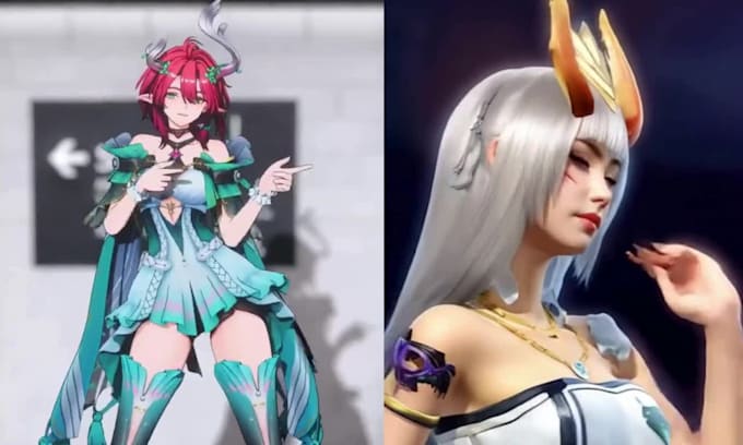 Do live 2d, 3d vtuber character , face rig vrchat vriod model, furry ...