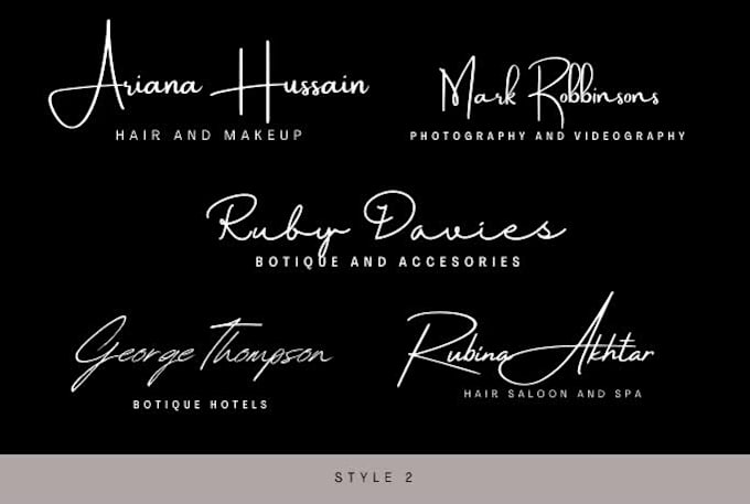 Design an elegant and high quality signature logo by Newgenicdesigns ...