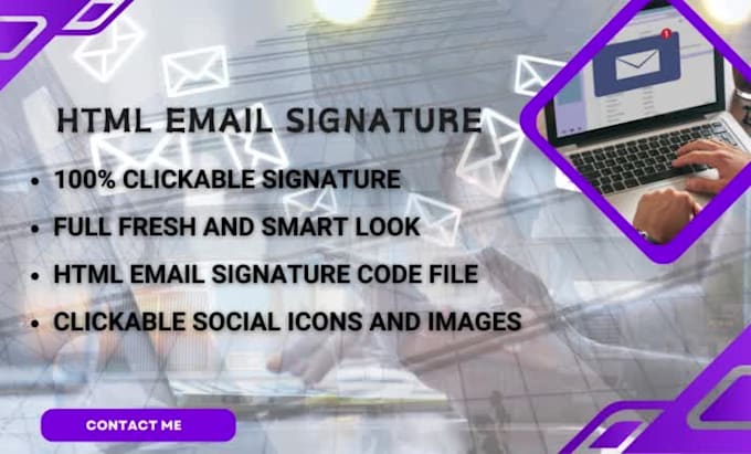 Make perfect clickable and animated email signatures in html by Dave_lisa1 | Fiverr
