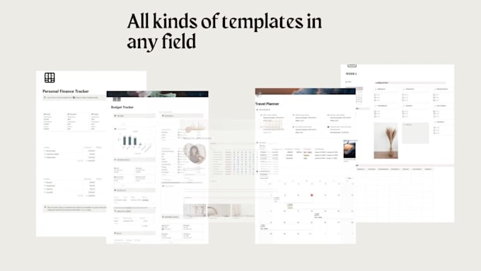 Build a customized, aesthetic and advanced notion templates by ...