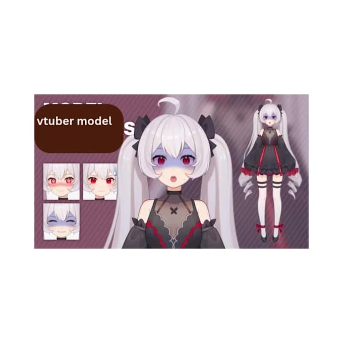 Do nsfw vtuber model rig anime model 2d vtuber model live 2d anime by ...