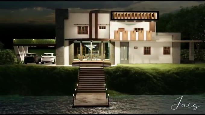 Create realistic 3d architectural renders by Jaisjoshy123 | Fiverr