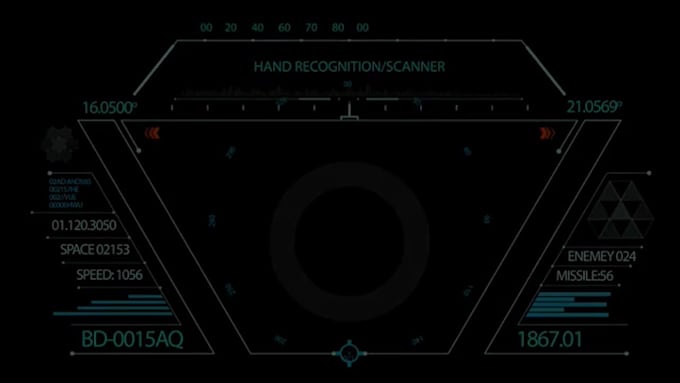2d hud animation hologram game ui ux design futuristic motion graphics pixel art by Stevo ...