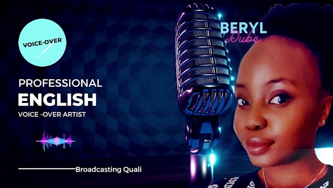 Record a professional female english voice over by Beryldube | Fiverr