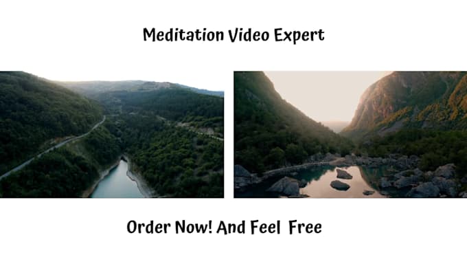 Create hd meditation and relaxing music video for youtube channel by ...