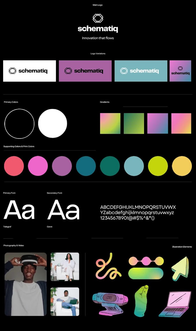 Make your whole brand kit, style guide and media kit for your business ...