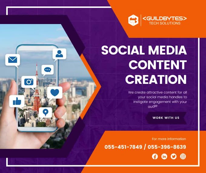 Create social media content for your platforms by Real_guildbytes | Fiverr