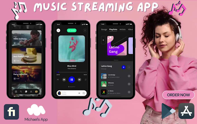 Build music streaming app, music app, live streaming by Michaels_app ...