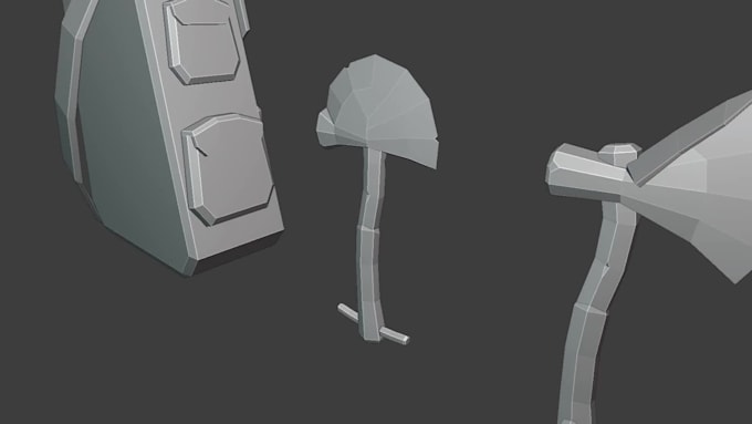 Create low poly 3d objects from your reference art description or ...