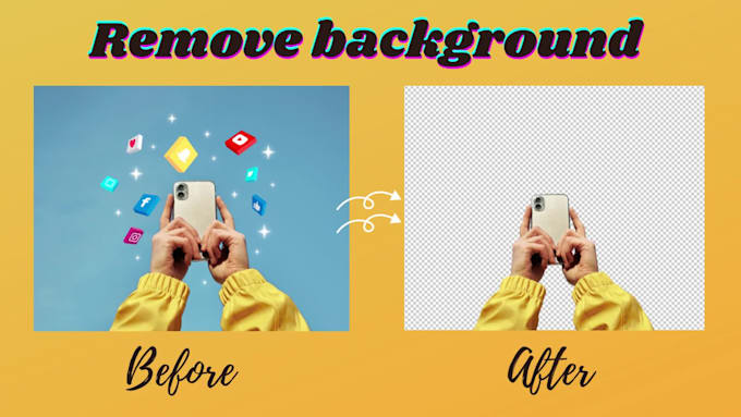 Remove backgrounds of any image and resizing it by Makikikoko | Fiverr