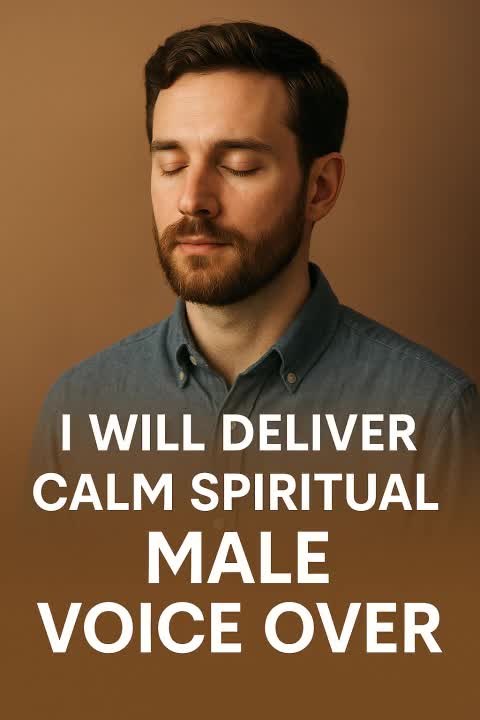 Record a calm male voice to boost your brand trust and sales by ...