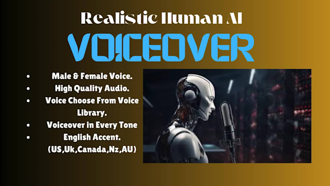 Do human like text to speech ai voiceover using elevenlabs by Muntashir041 | Fiverr