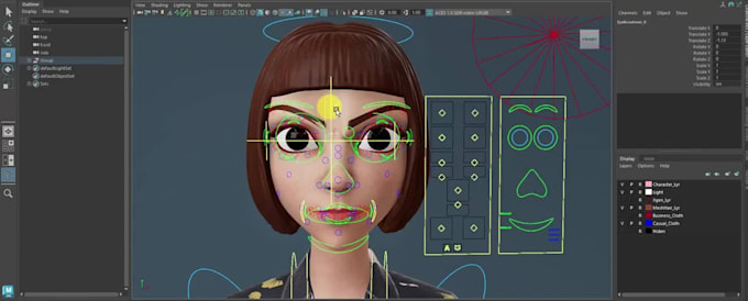 Add face bone to 3d model, 3d facial rigging, blendshapes, iclone rig, nsfw rig by Isanluisin ...