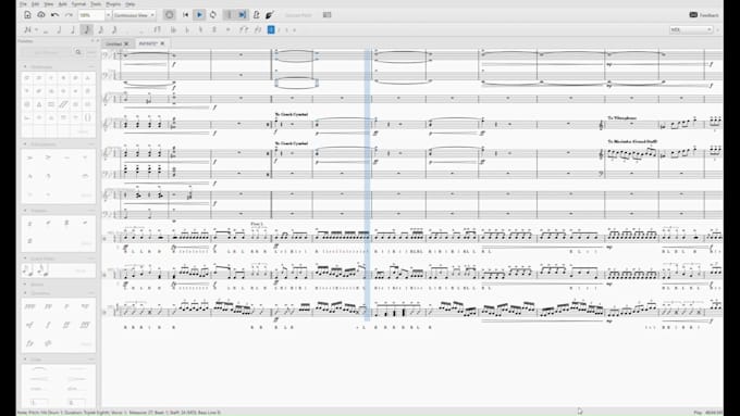 Write battery drumline parts to your marching band music by Paxtonsteed ...