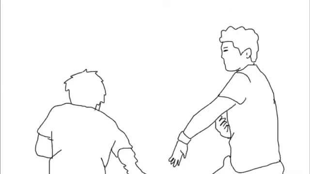 Do 2d line art animation frame to frame hand draw animation line ...