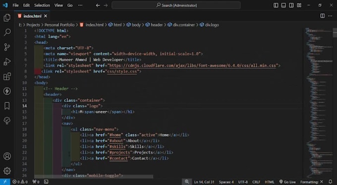 React landing page dev responsive clean code frontend developer by Onetens | Fiverr