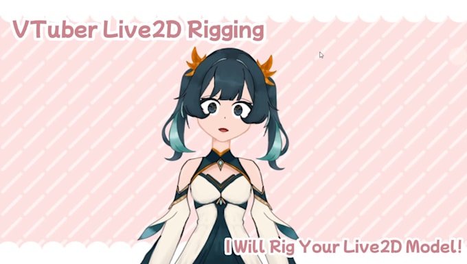Rig your vtuber model professionally in live2d for vtube studio, vbridger by Nakamurahana | Fiverr