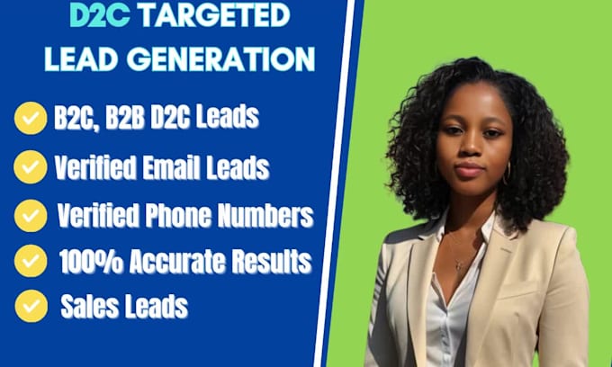 Generate niche targeted email list d2c bulk email list for any industry by Niks_rep | Fiverr