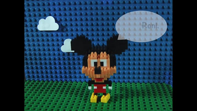 Customize this mickey mouse lego stop motion video by Rronii | Fiverr