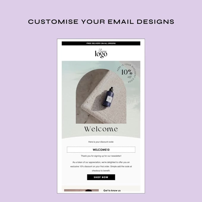 Klaviyo flow design quick template set up by Paperandpixel | Fiverr