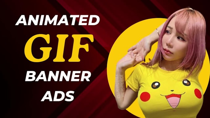 Design highly clickable animated gif ads