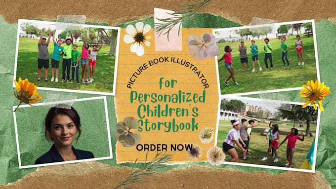 Create picture book illustrator for personalized children storybook by ...