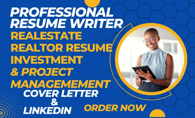 Write a professional real estate resume, realtor resume, investment ...