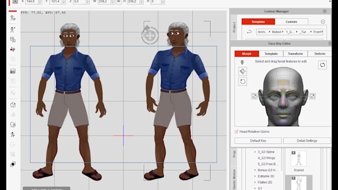 Create character for cartoon animator 5 and 4 by Ouballa_mh | Fiverr