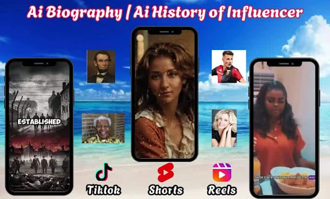 Create ai biography video, ai history of influencers for youtube, ig ...
