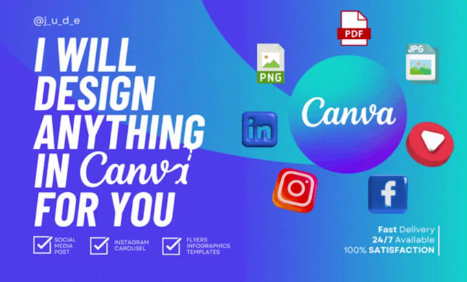 Create any design in canva for your instagram, social media by J_u_d_e ...