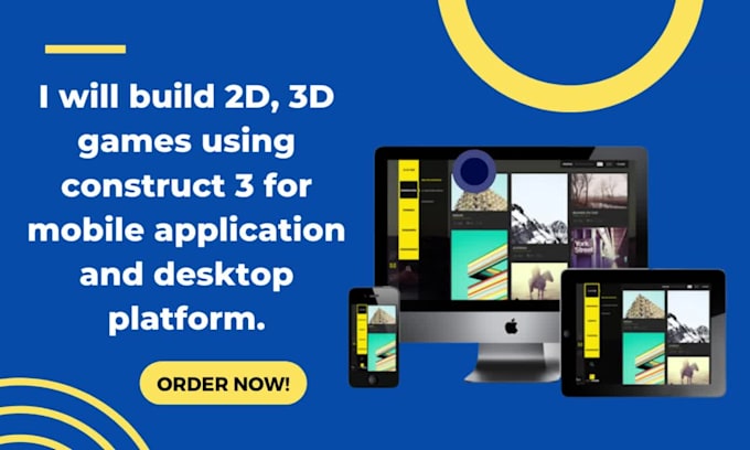 Build 2d, 3d game using construct 3 for mobile application and desktop ...