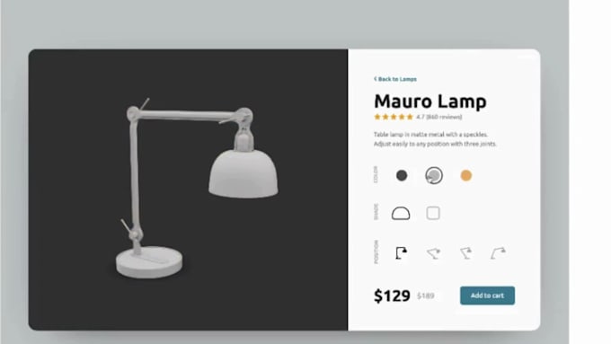Do interactive 2d 3d product configurator page 3d product page ...