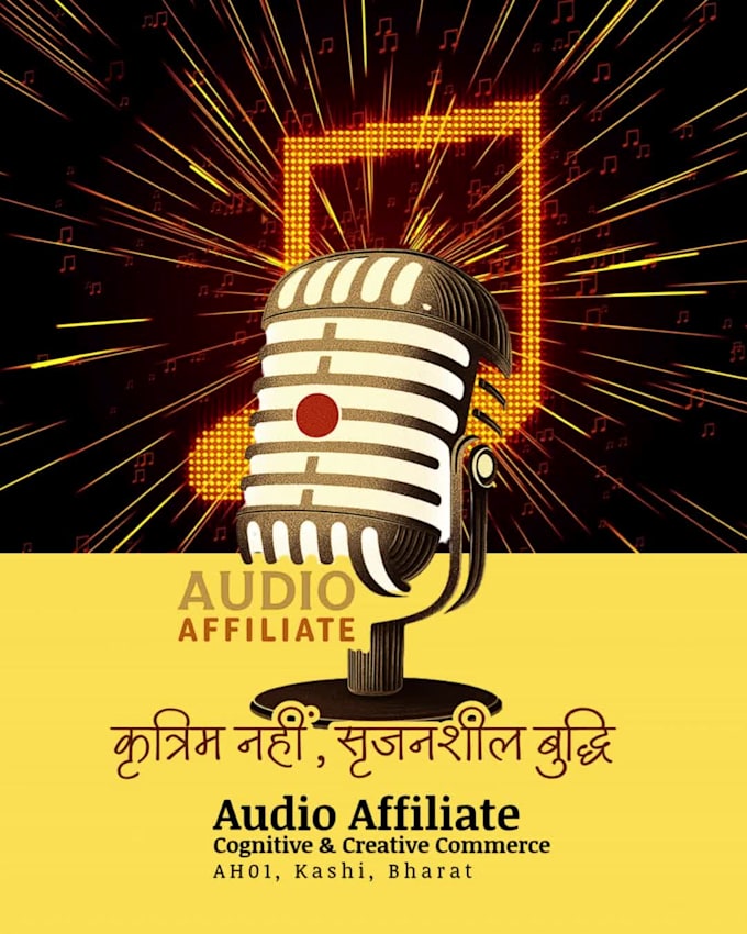 Draw creative communication portrait poster by Audioaffiliate | Fiverr