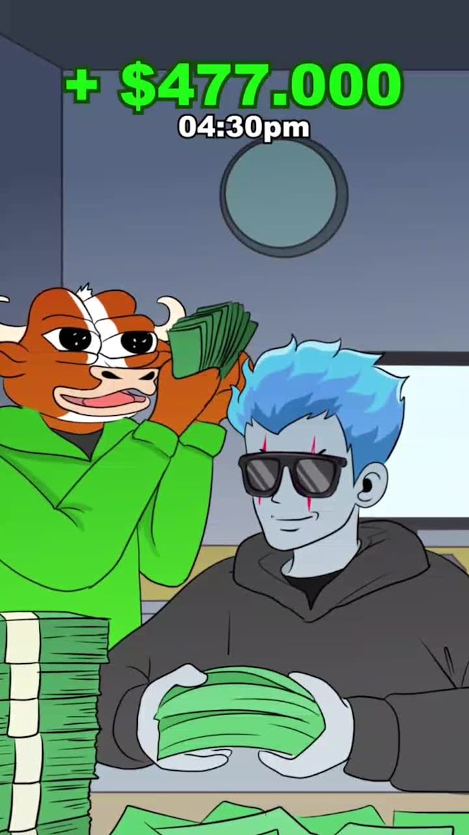 Meme art, meme video, meme, animation, trump meme coin, sol, block ...