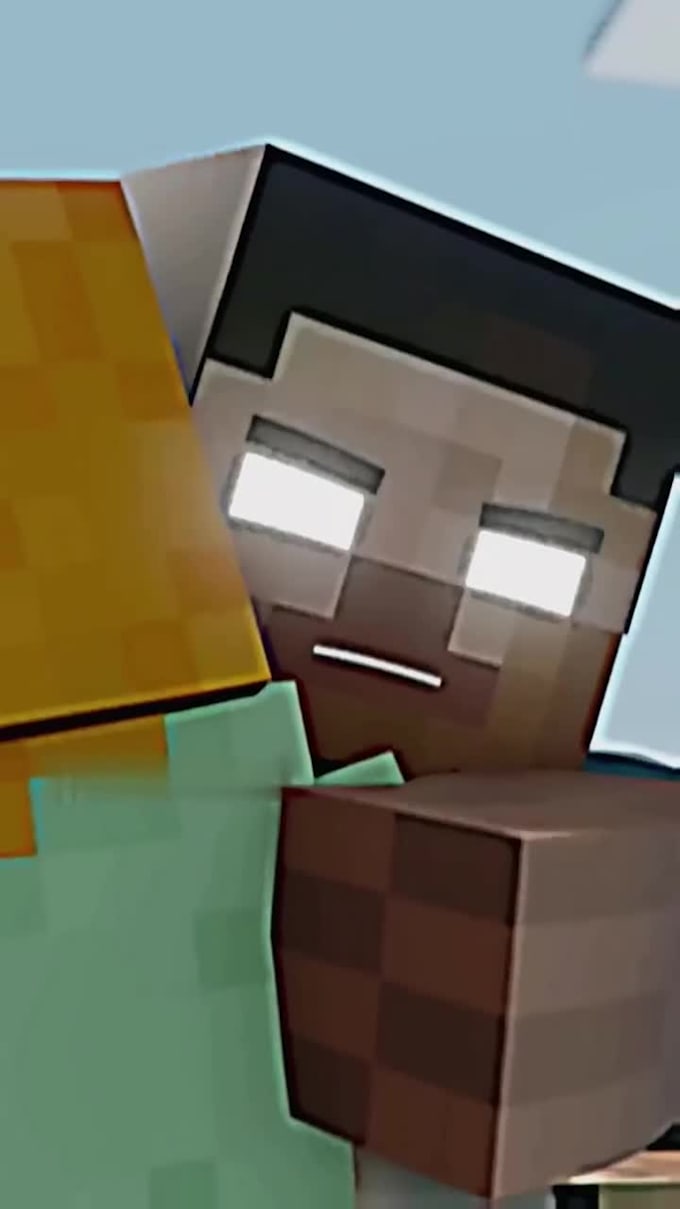 Make a action minecraft short animation for youtube shorts by ...