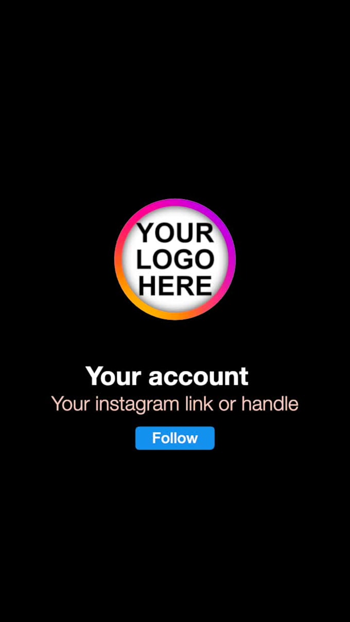 A simple instagram handle video outro by Rosiemcgowan | Fiverr