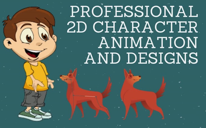 Design 2d animation video, 2d cartoon animation, character animation by ...