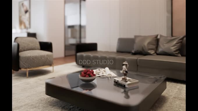 Create interior design, realistic 3d render in short time by Dzungcoi | Fiverr