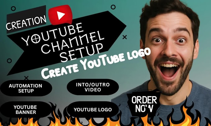 Create and setup youtube channel with logo, banner, intro, outro, branding by Omahstanley318 ...