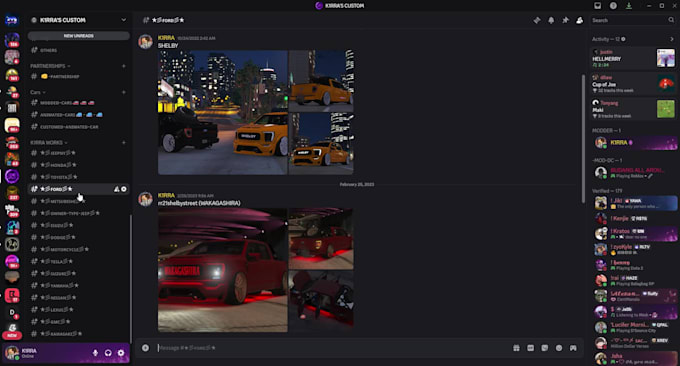 Make custom cars for gta v, fivem rp by Justinetoledo | Fiverr