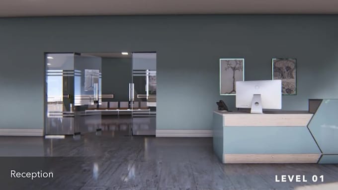 3d cgi interior, hospital clinics, pharmacy store, with 3d render by ...