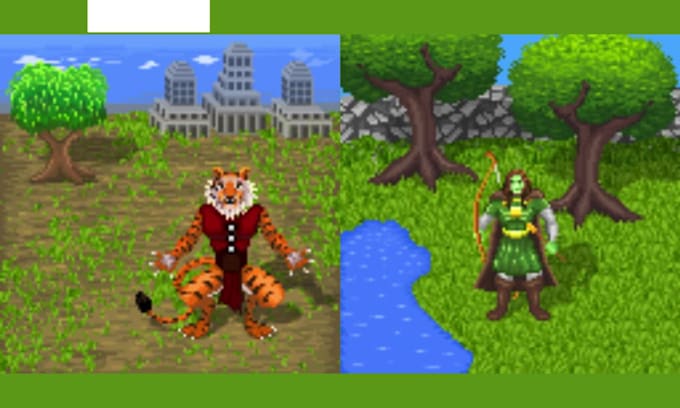 Draw pixel art character design animation sprite sheet for game art ...